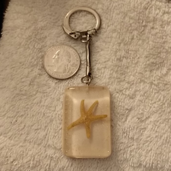 Other | Acrylic Resin Starfish Vintage Keychain | Poshmark